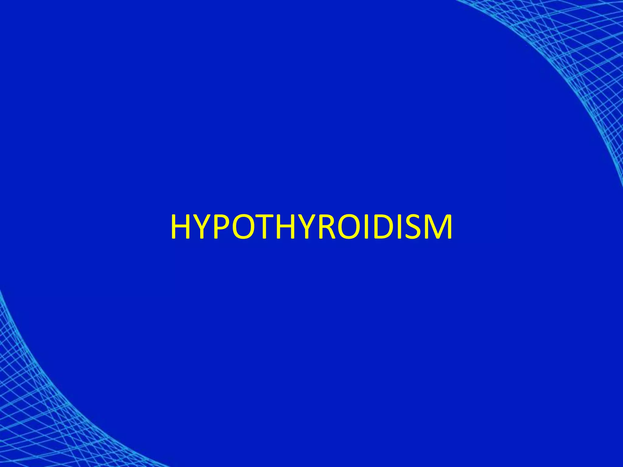 Anaesthesia for hypothyroid patient | PPTX