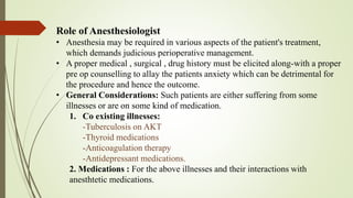 Anaesthesia for ivf | PPTX