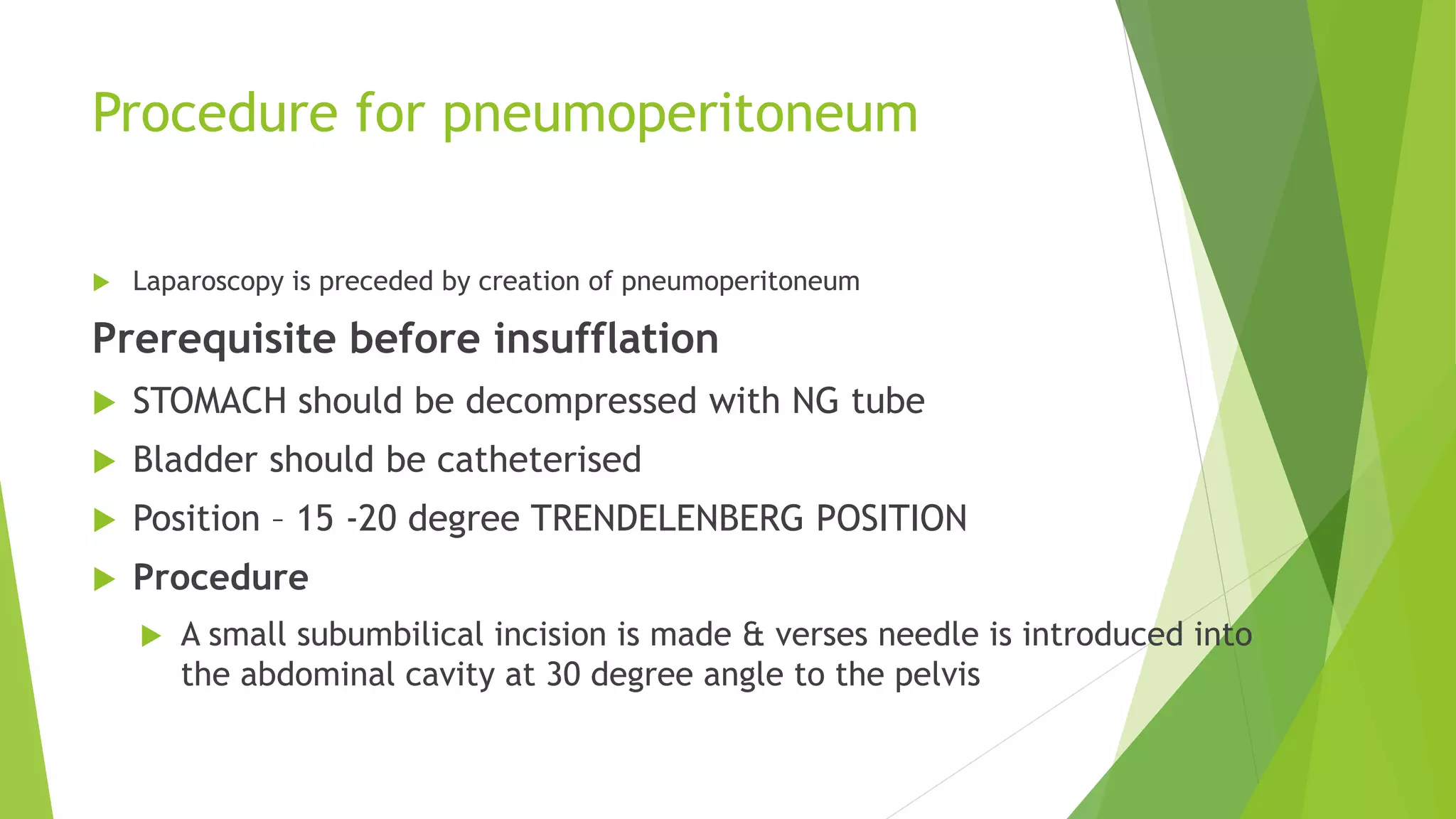 anaesthesia for laparoscopic surgery.ppt