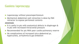 anaesthesia for laparoscopic surgery.ppt