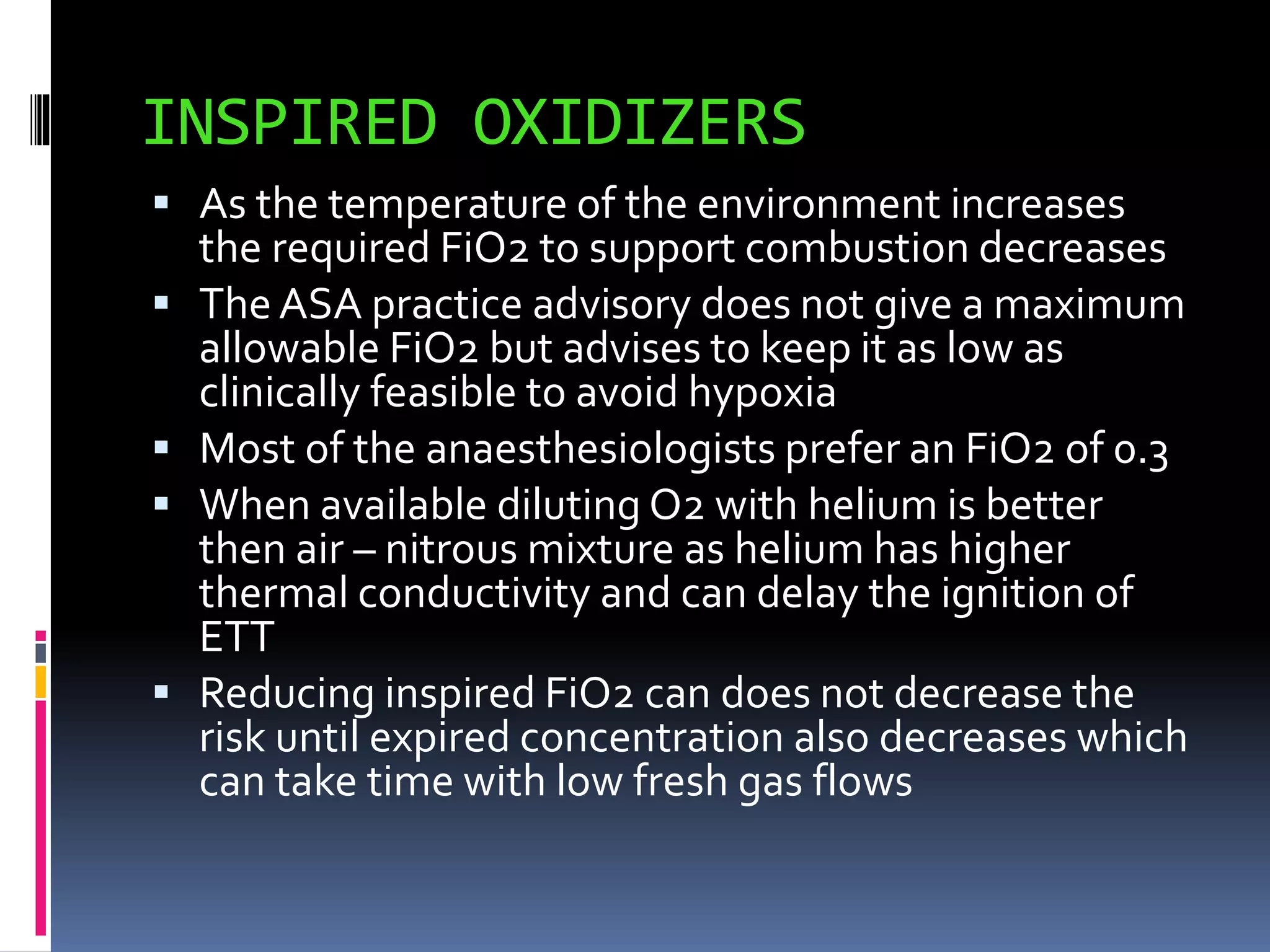 ANAESTHESIA FOR LASER SURGERIES | PPTX
