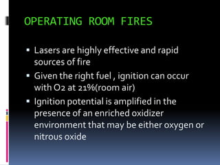 ANAESTHESIA FOR LASER SURGERIES | PPTX