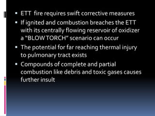 ANAESTHESIA FOR LASER SURGERIES | PPTX