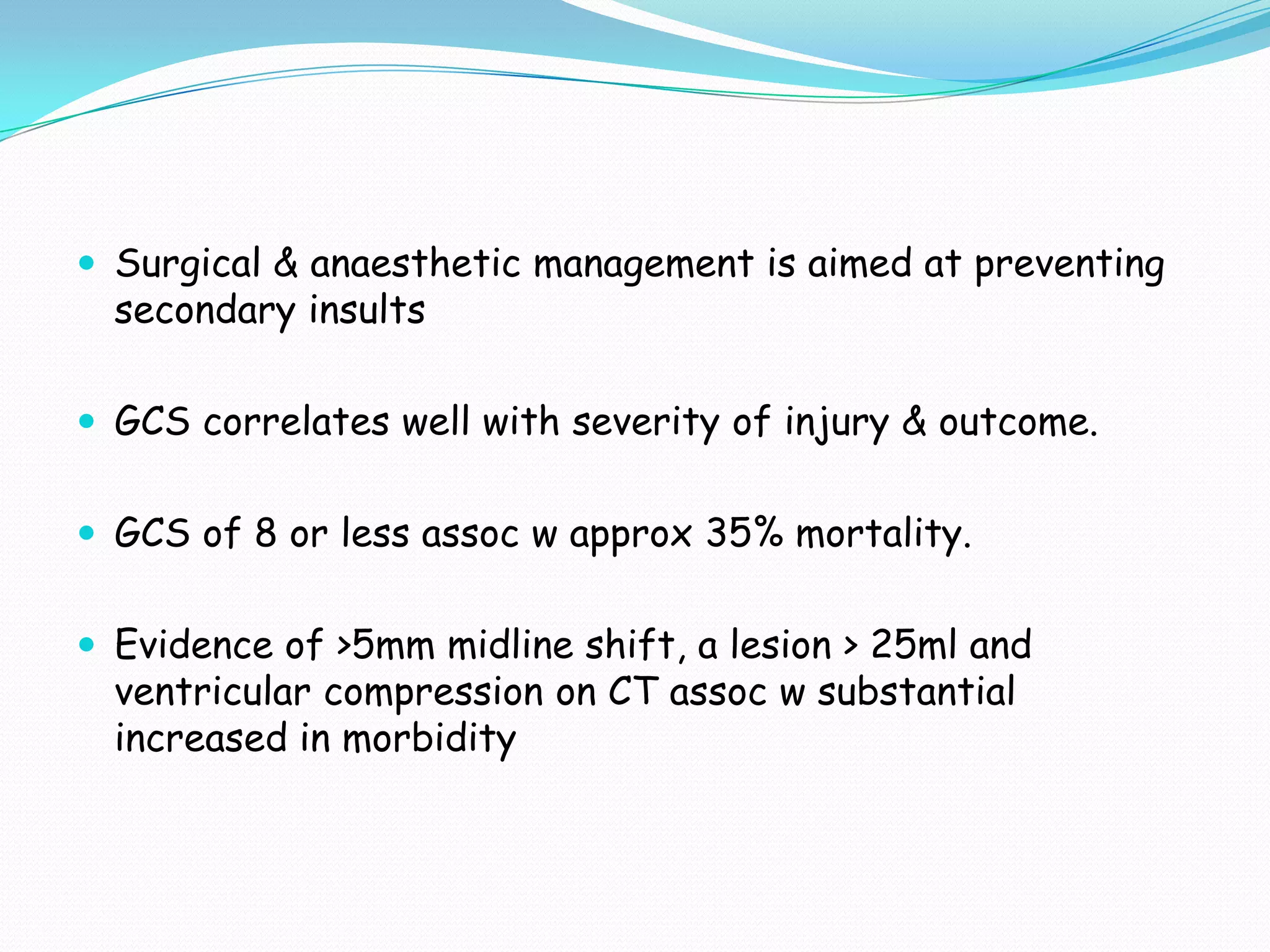 Anaesthesia for neurosurgery | PPTX