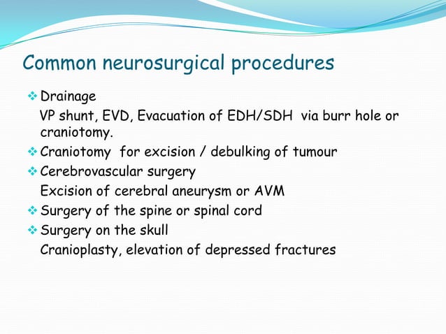 Anaesthesia for neurosurgery | PPTX