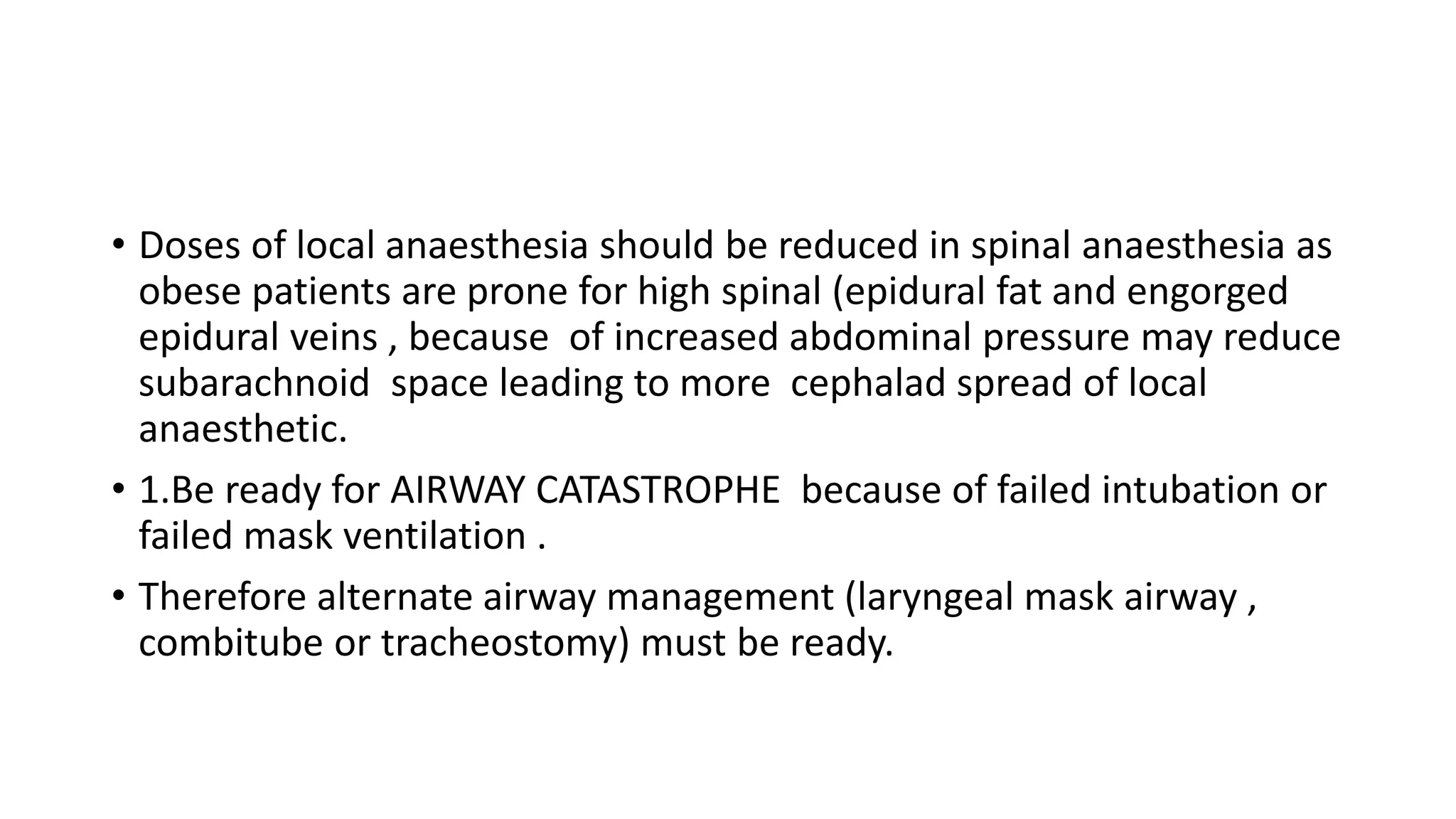 ANAESTHESIA FOR OBESE PATIENTS.pptx