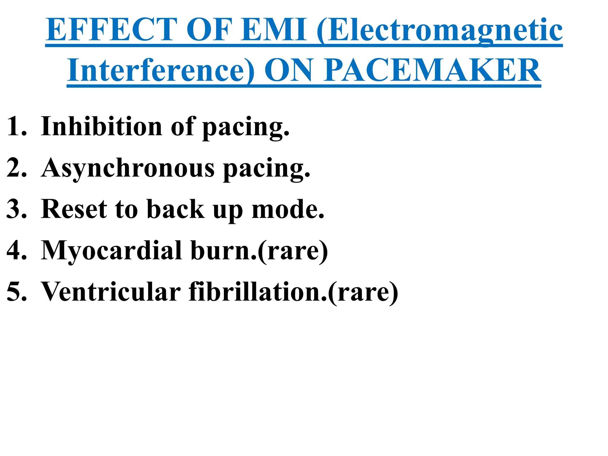 Anaesthesia for patient with pacemaker | PPTX