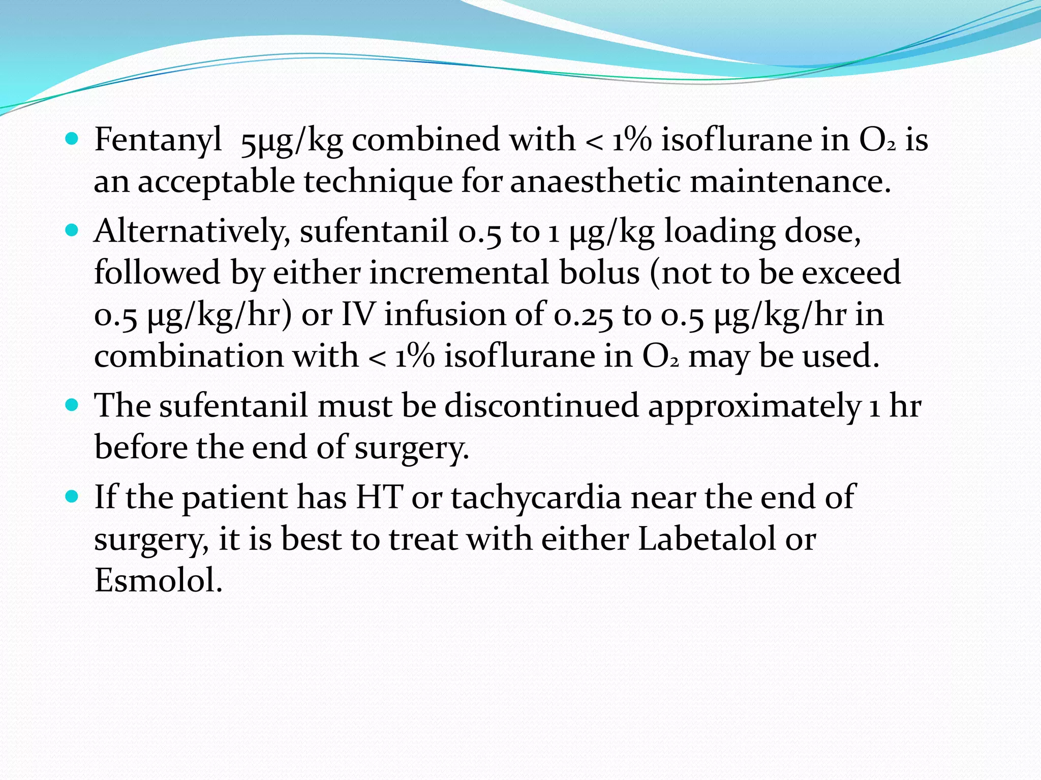 Anaesthesia for posterior fossa surgery | PPTX