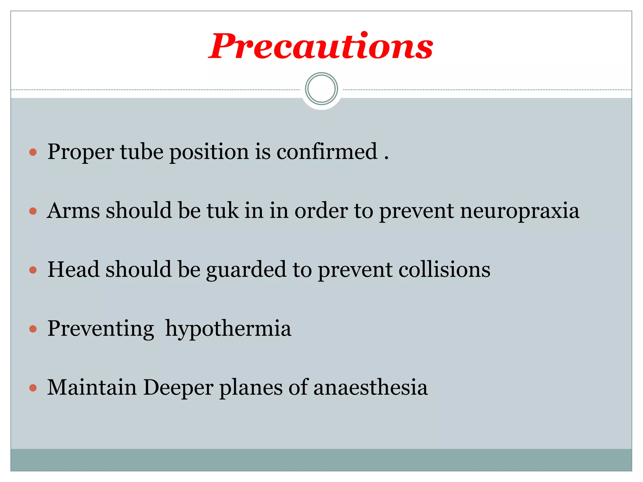 Anaesthesia for robotic surgery | PPTX