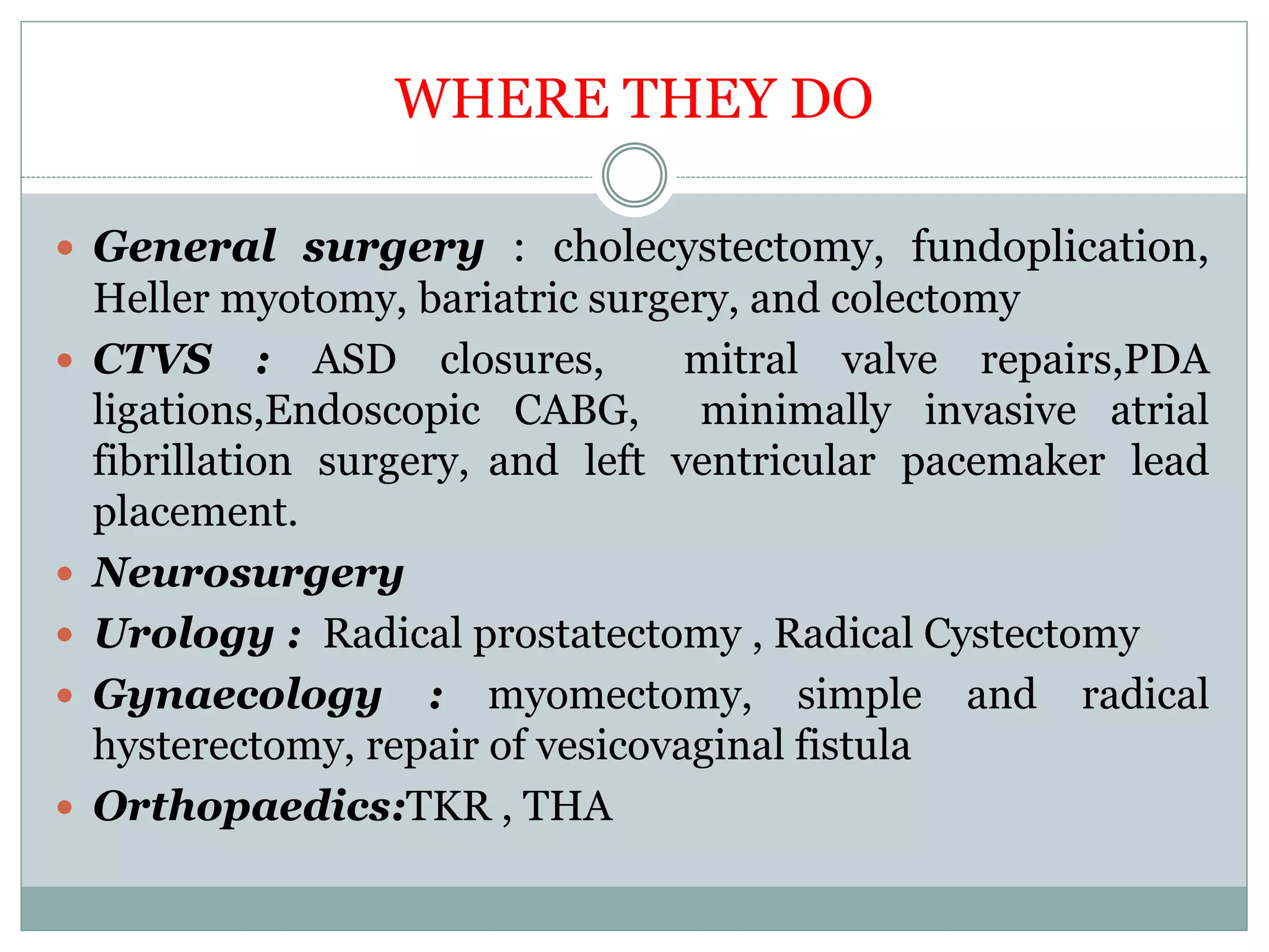 Anaesthesia for robotic surgery | PPTX