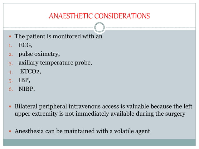 Anaesthesia for robotic surgery | PPTX | Robotics | Technology & Computing