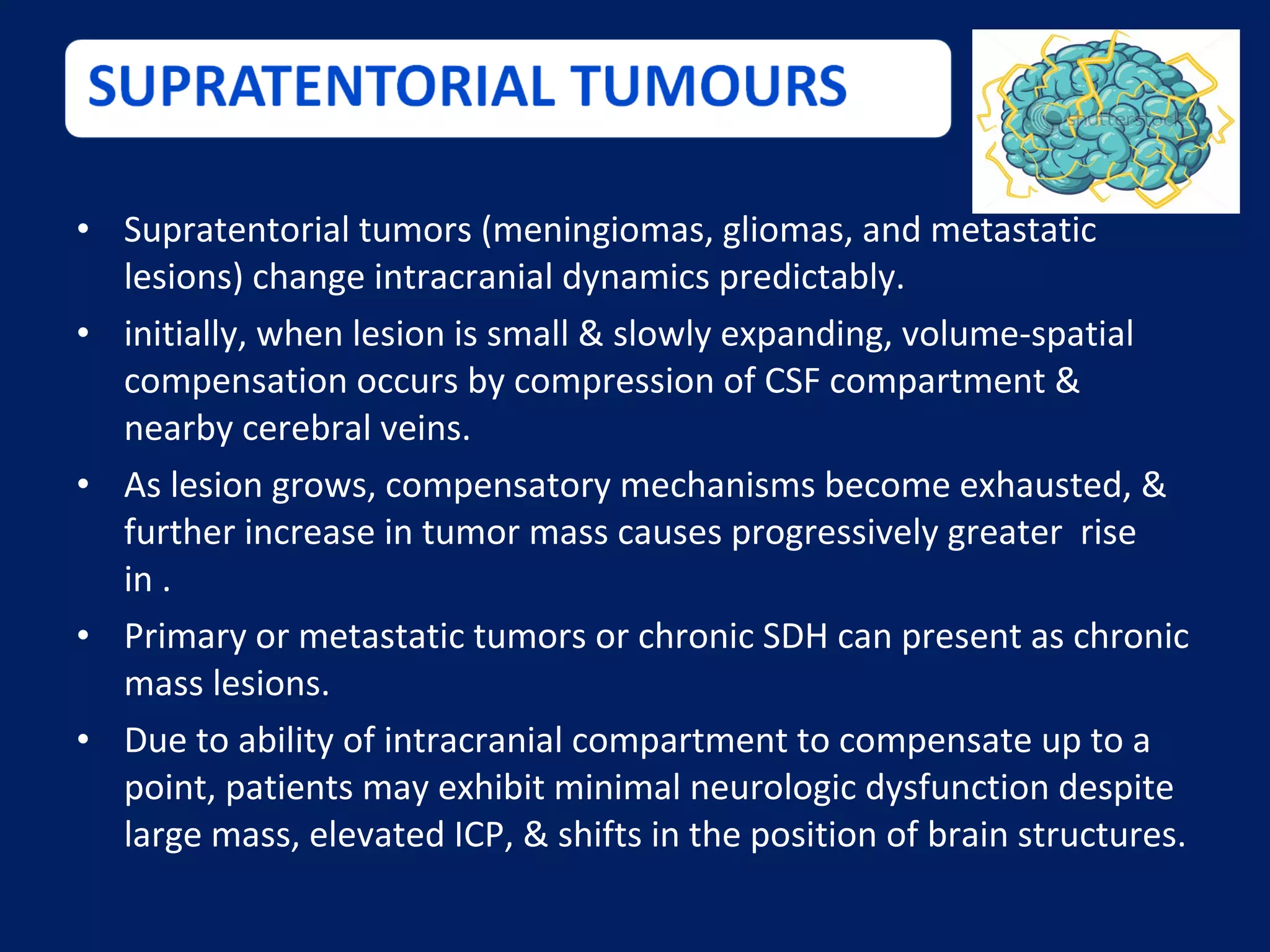 Anaesthesia for supratentorial tumor surgeries | PPT