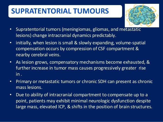 Anaesthesia for supratentorial tumor surgeries
