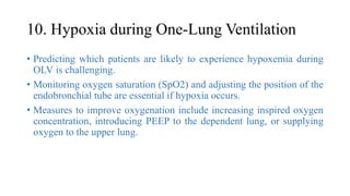 Anaesthesia for thoracic surgery and consideration.pptx