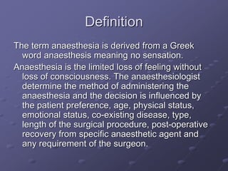 Anaesthesia Grp 6 2010.ppt