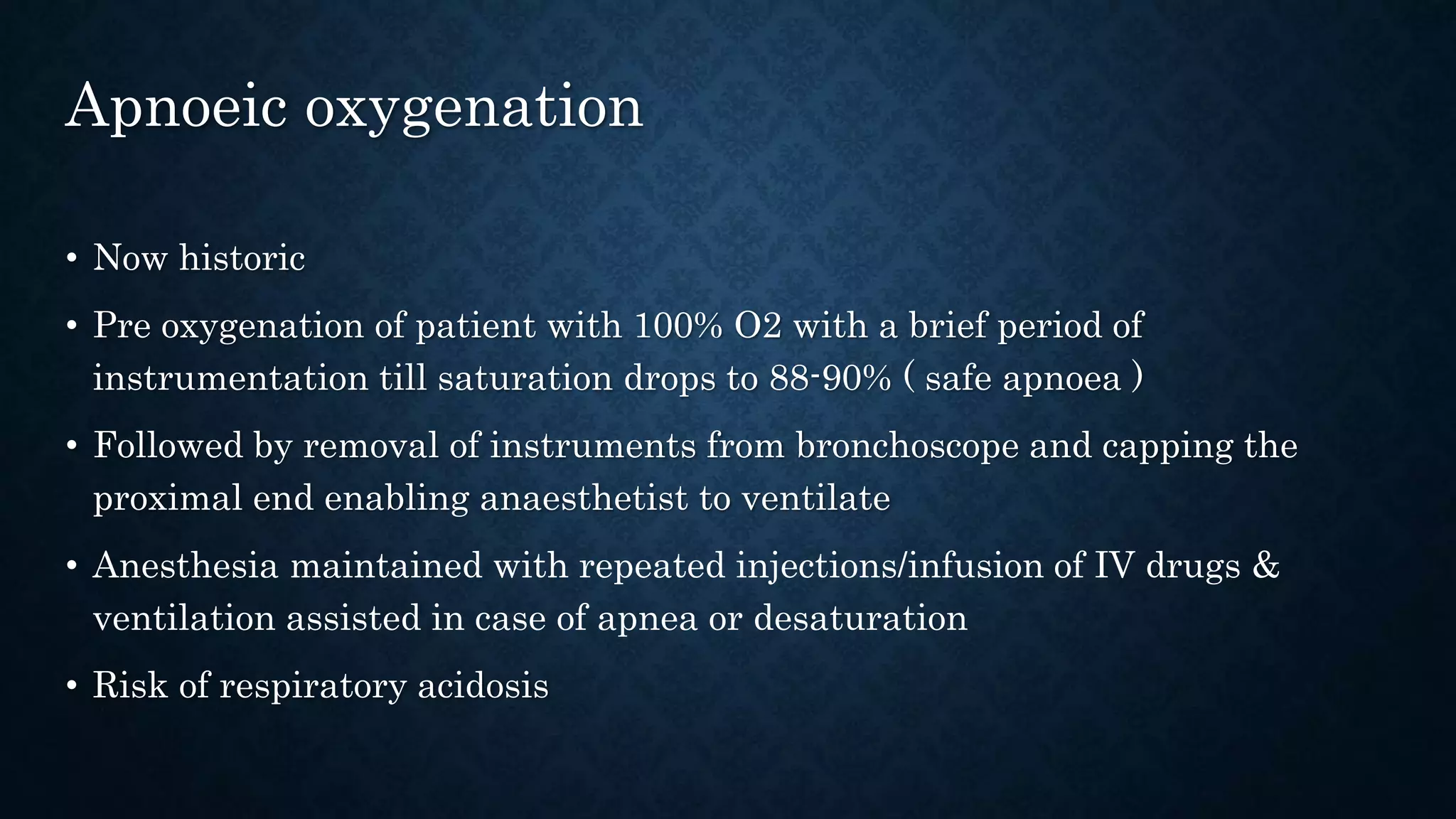Anaesthesia in ent practice | PPTX