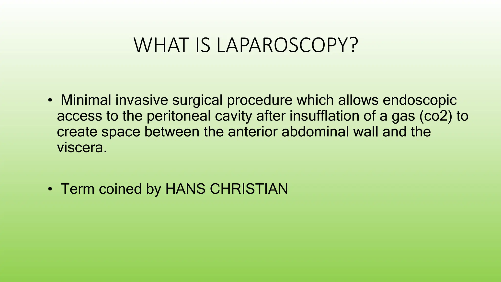 ANAESTHESIA IN LAPAROSCOPY.pptx by Dr sadhana | PPTX