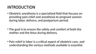 ANAESTHESIA IN OBSTETRICS N AND PAIN RELIEF IN.pptx