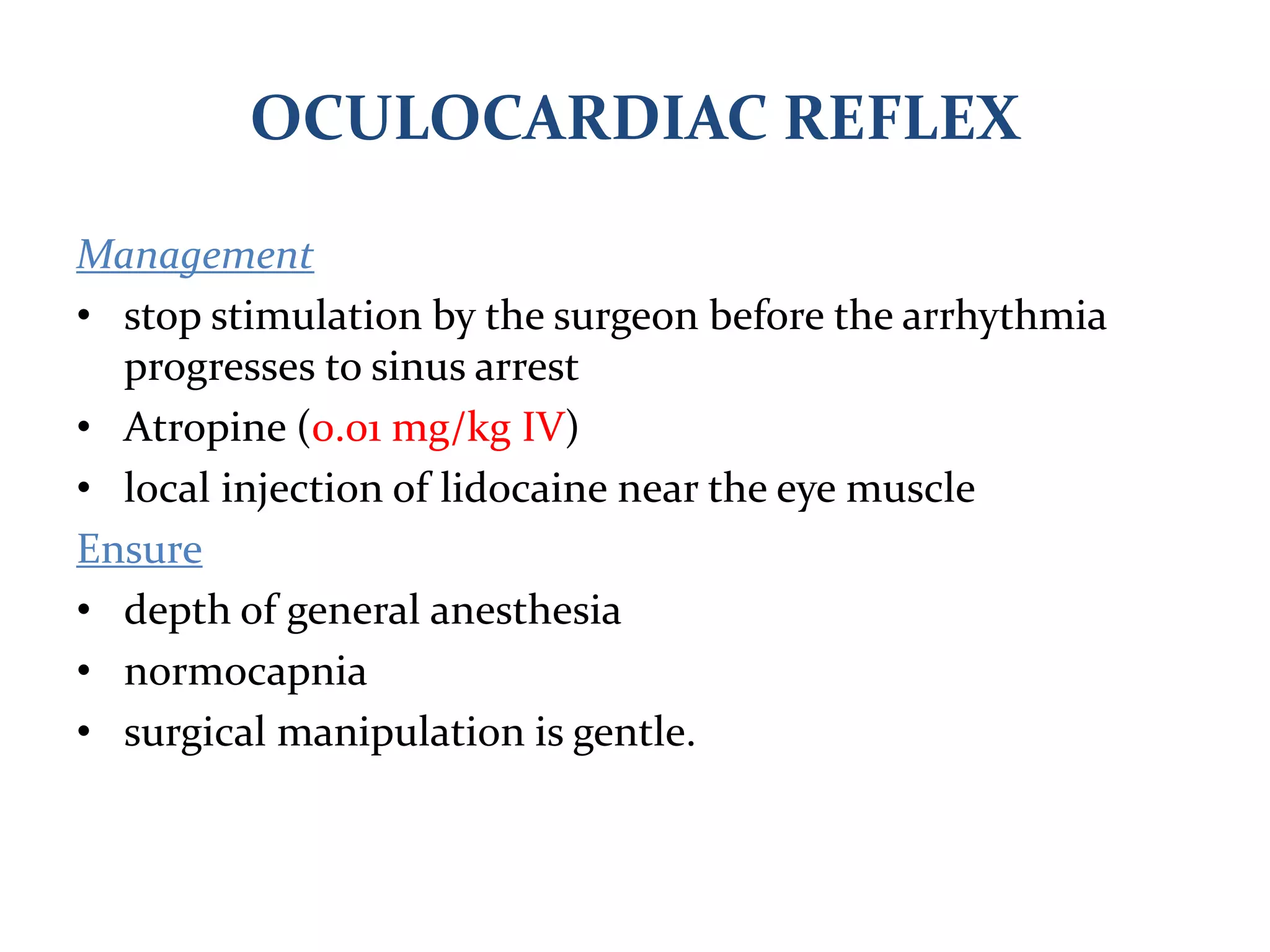 Anaesthesia in ophthalmic surgery | PPT