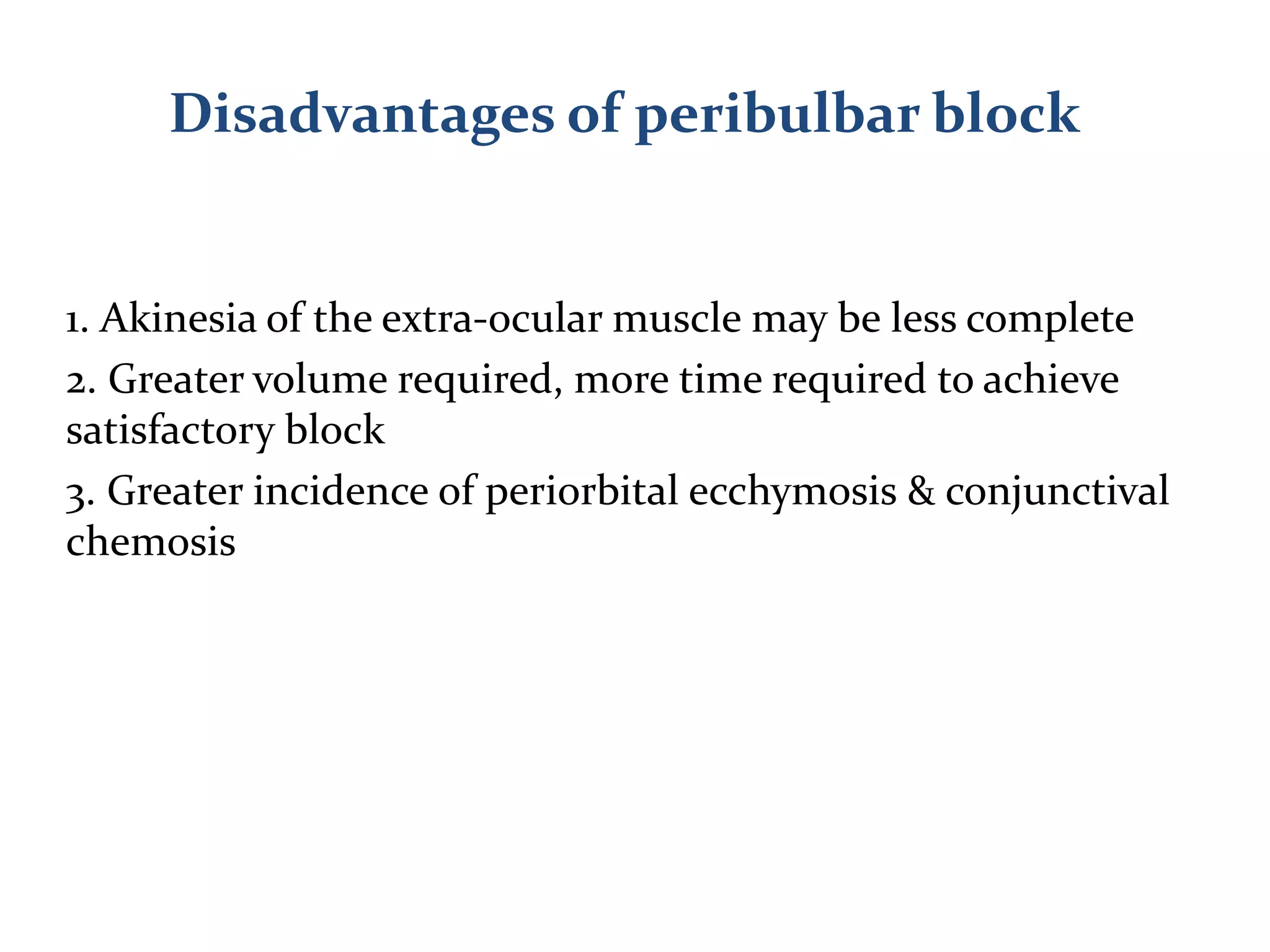 Anaesthesia in ophthalmic surgery | PPT
