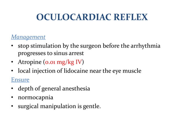 Anaesthesia in ophthalmic surgery | PPT | Eye and Vision Conditions ...