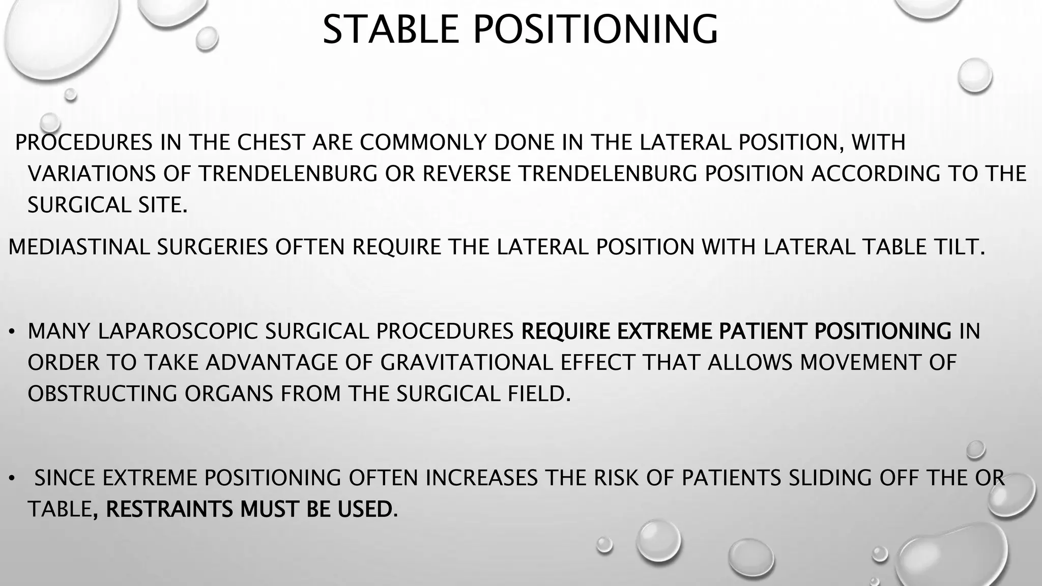 Anaesthesia in robotic surgery | PPTX