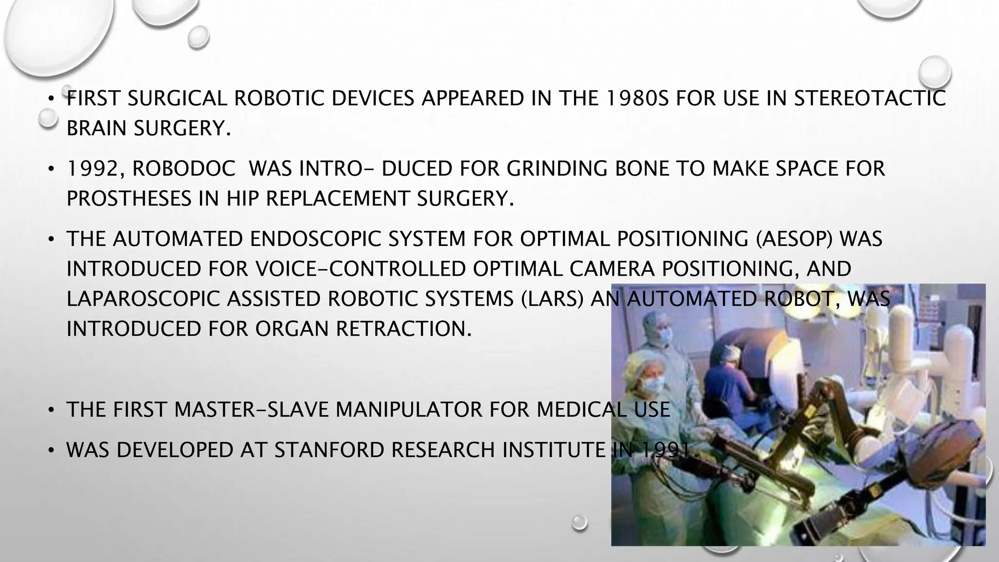 Anaesthesia in robotic surgery | PPTX