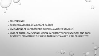 Anaesthesia in robotic surgery | PPTX