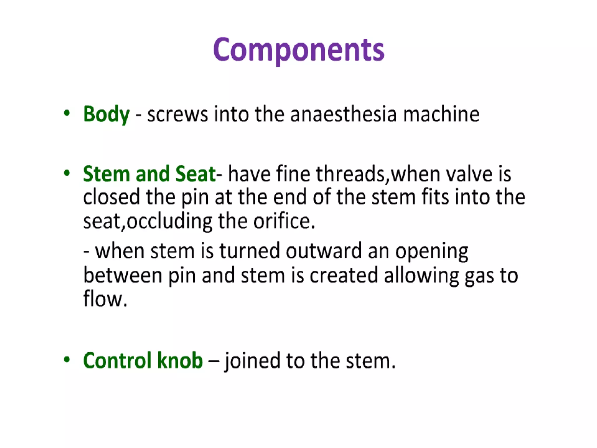 Anaesthesia machine | PPTX