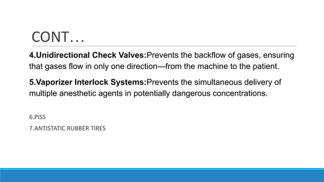 ANAESTHESIA MACHINE.pptx.pdf different parts | PPT