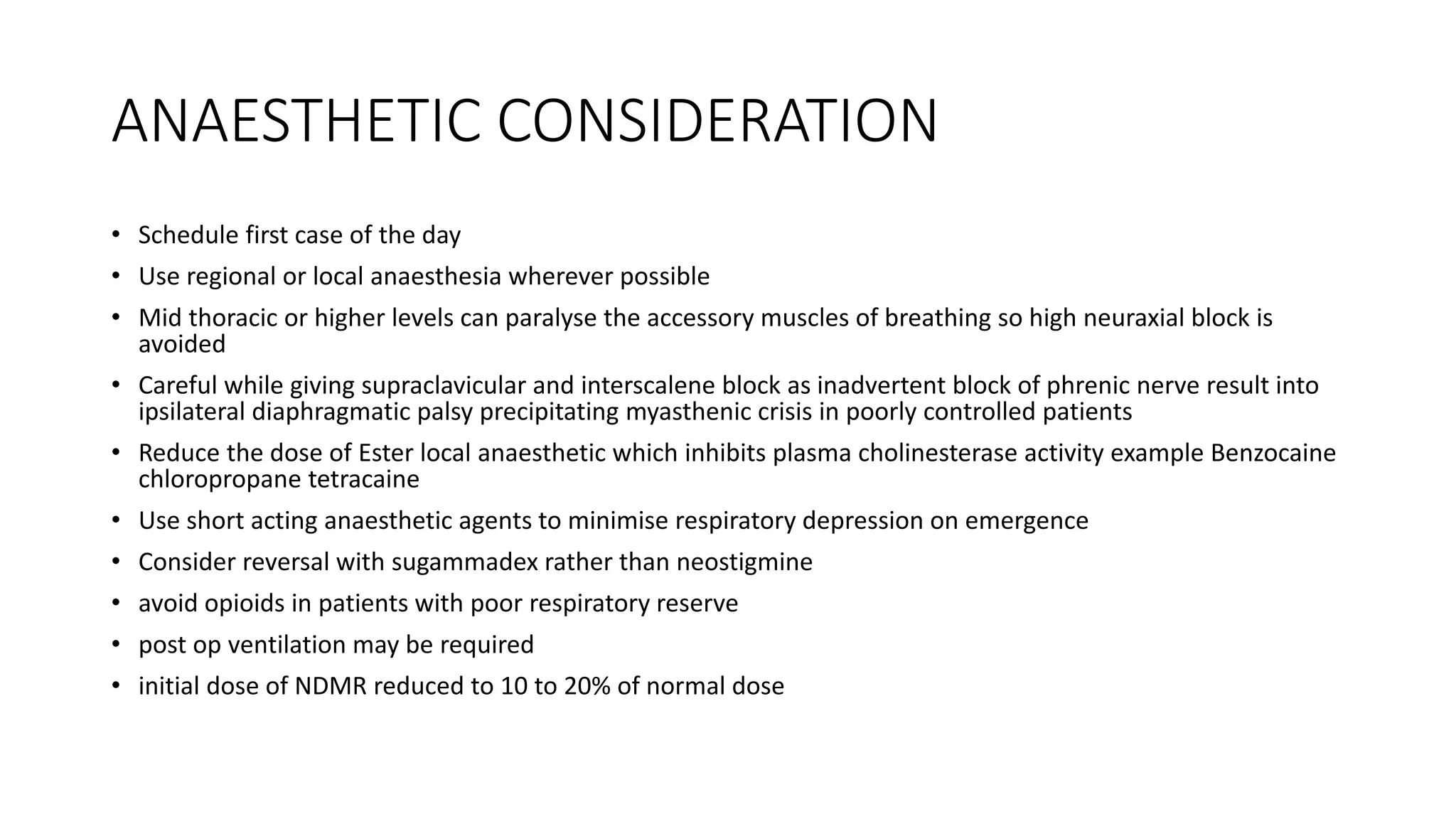 ANAESTHESIA MANAGEMENT IN PATIENTS OF NEUROMUSCULAR DISORDERS.pptx