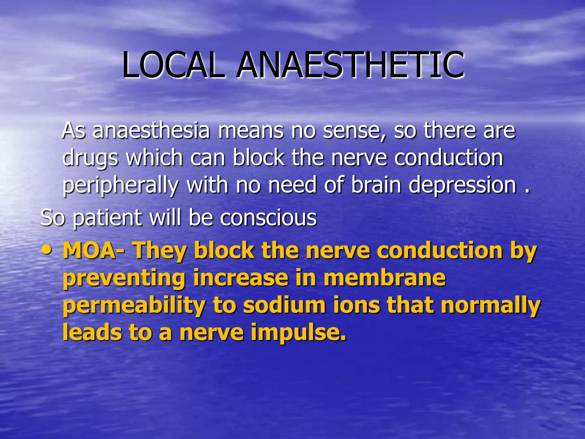 Anaesthesia power point for BAMS students | PPTX