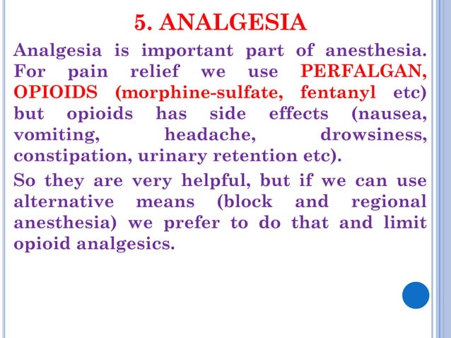 anaesthesia PPT (1).pdf, analgesics, injection | PPT