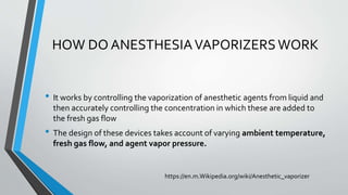 ANAESTHESIA VAPORIZOR KEMENTERIAN KESIHATAN MALAYSIA.pptx | Lung and ...
