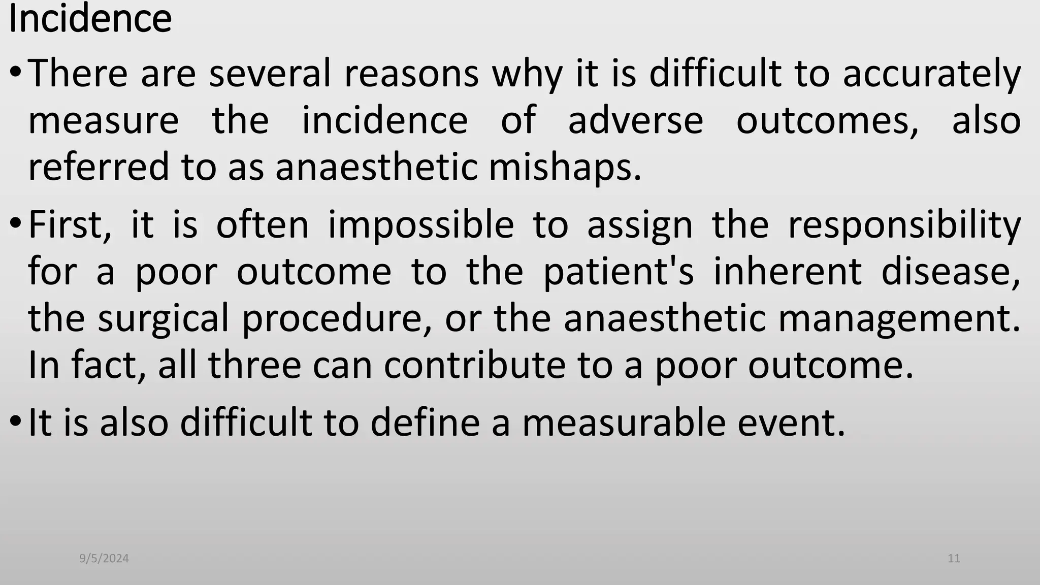 ANAESTHETIC COMPLICATIONS- INTRODUCTION.pptx