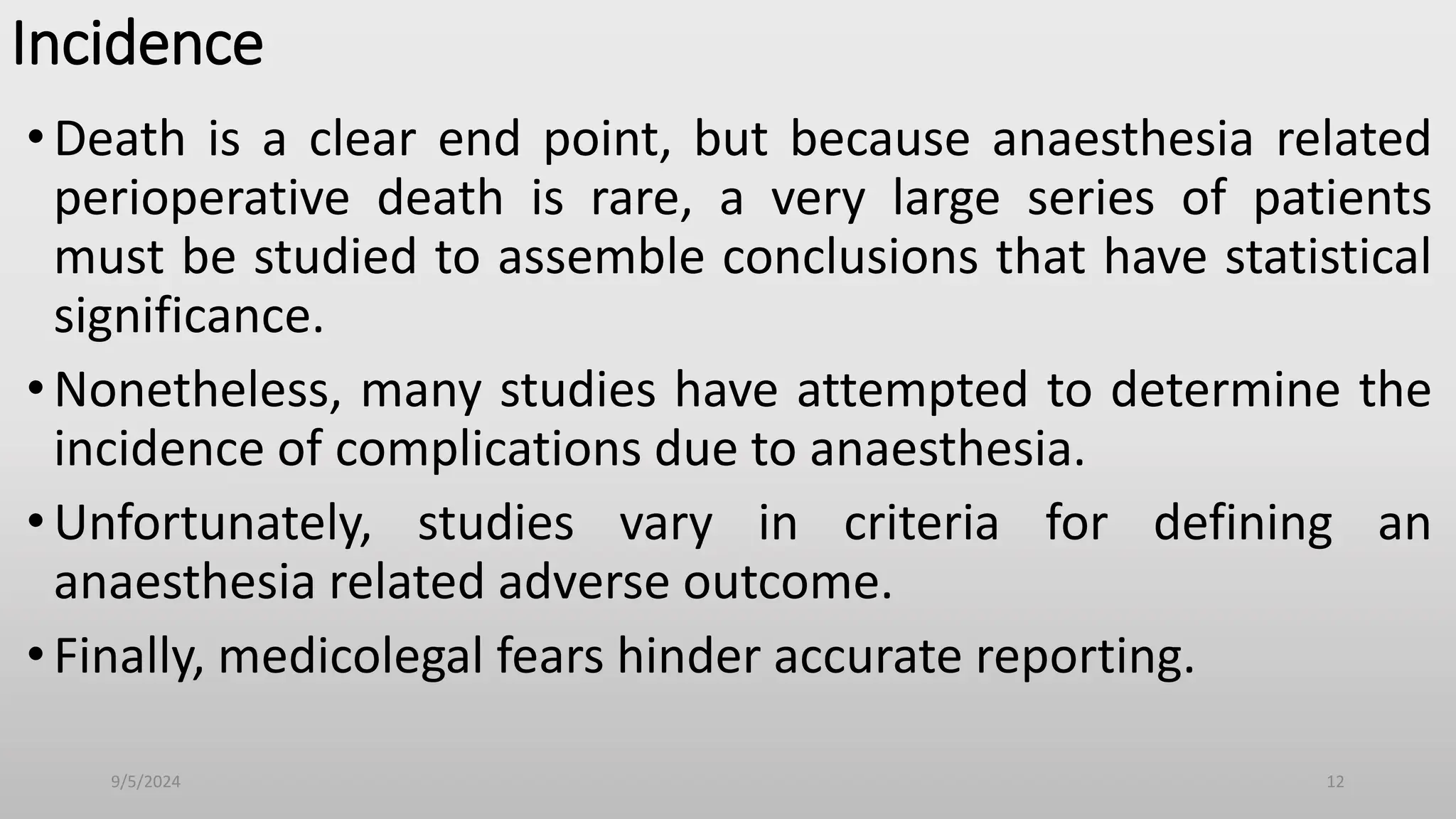ANAESTHETIC COMPLICATIONS- INTRODUCTION.pptx