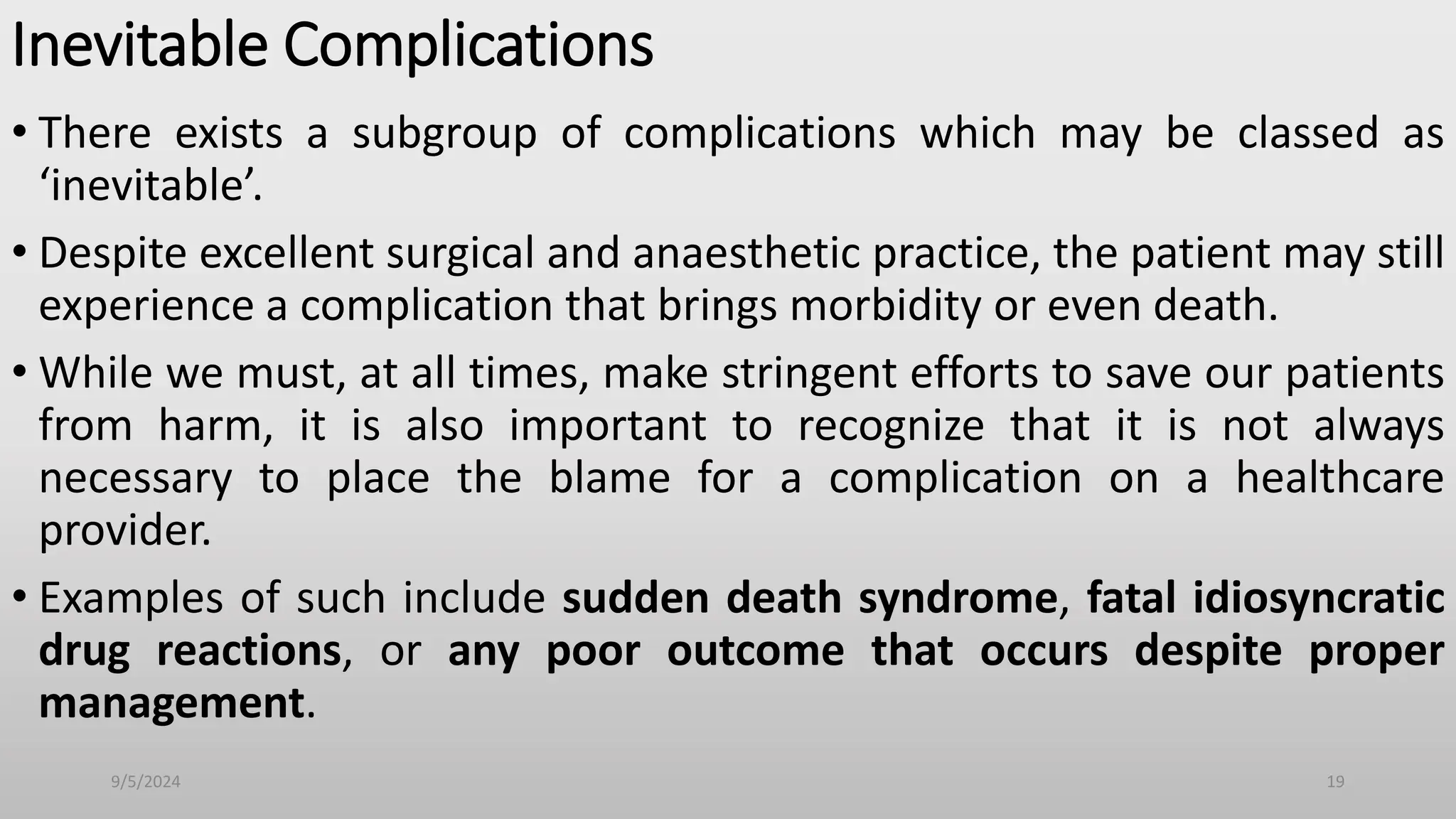 ANAESTHETIC COMPLICATIONS- INTRODUCTION.pptx