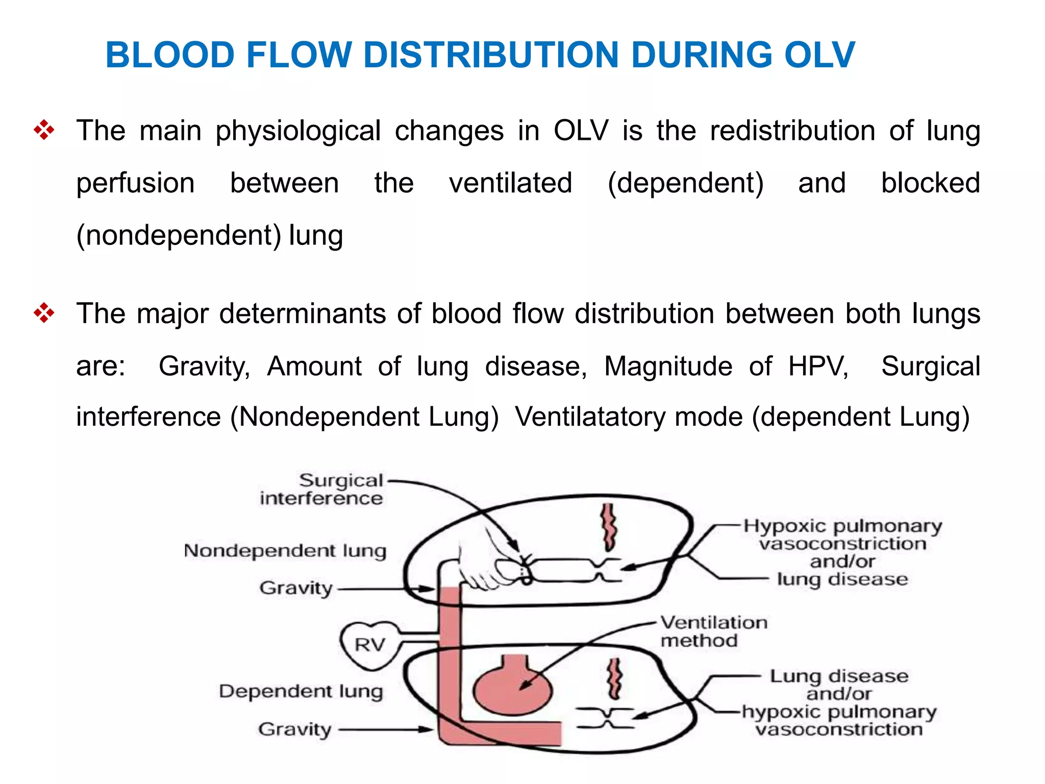 Anaesthetic consideration for one lung ventilation | PPTX
