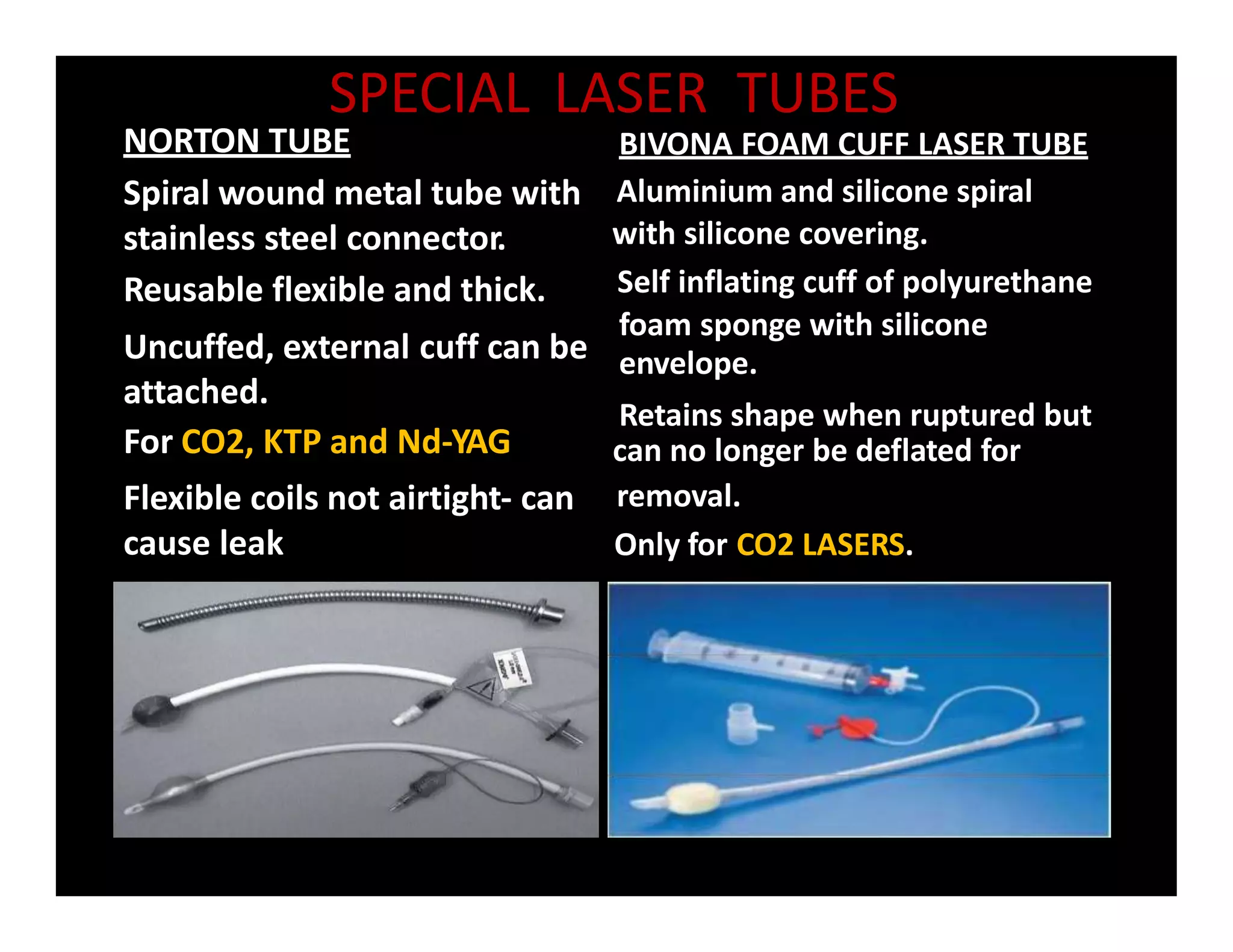 Anaesthetic considerations for laser surgery | PPTX