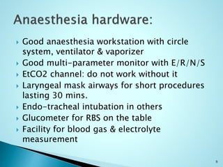 Anaesthetic considerations for pelvic endoscopic surgery | PPTX | Lung ...