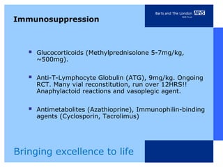Anaesthetic implications of chronic kidney disease and transplantation | PPT