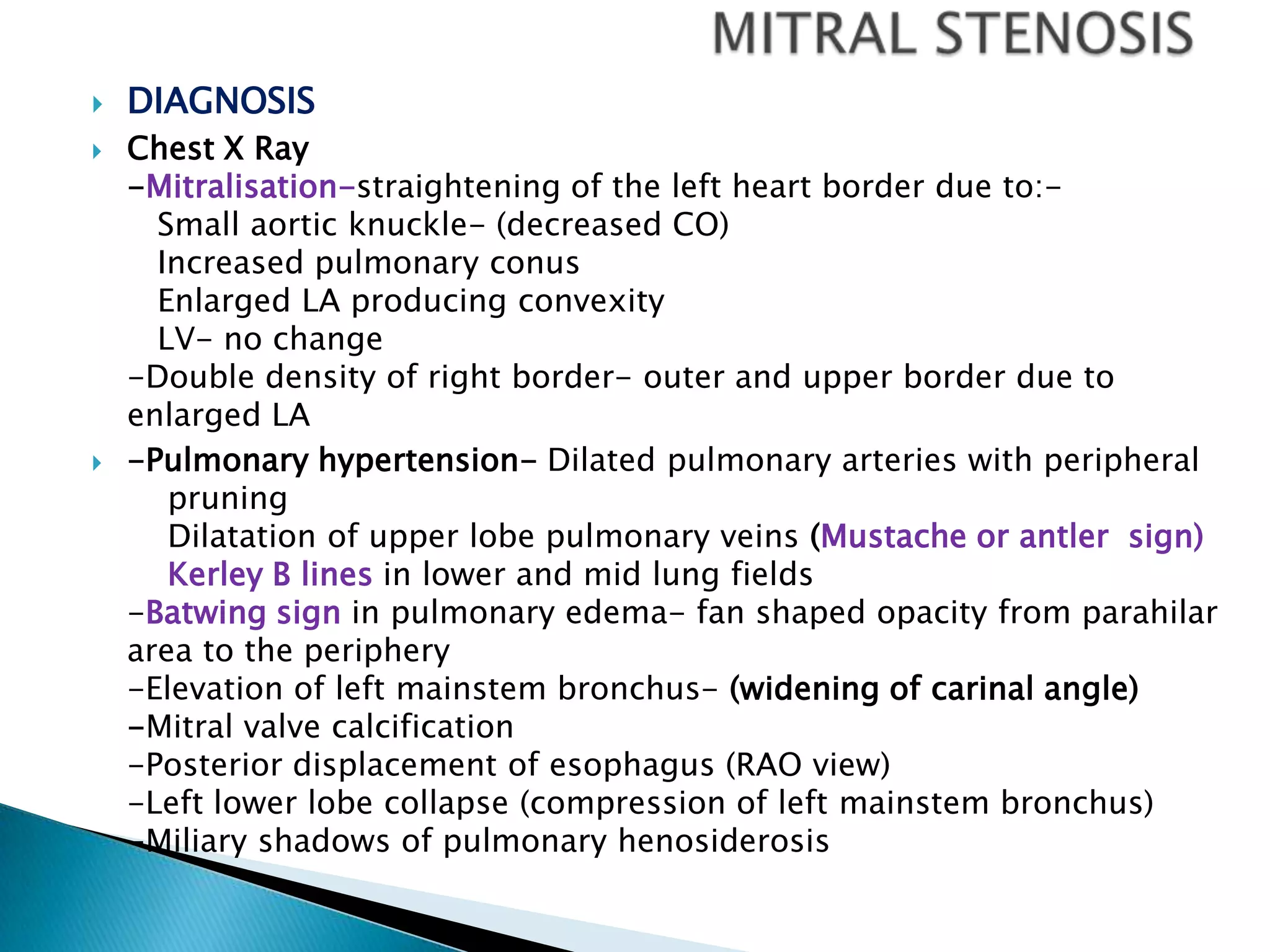 Anaesthetic management of mitral valvular heart disease | PPTX
