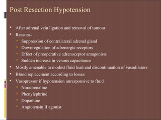 Anaesthetic management of pheochromocytoma | PPT