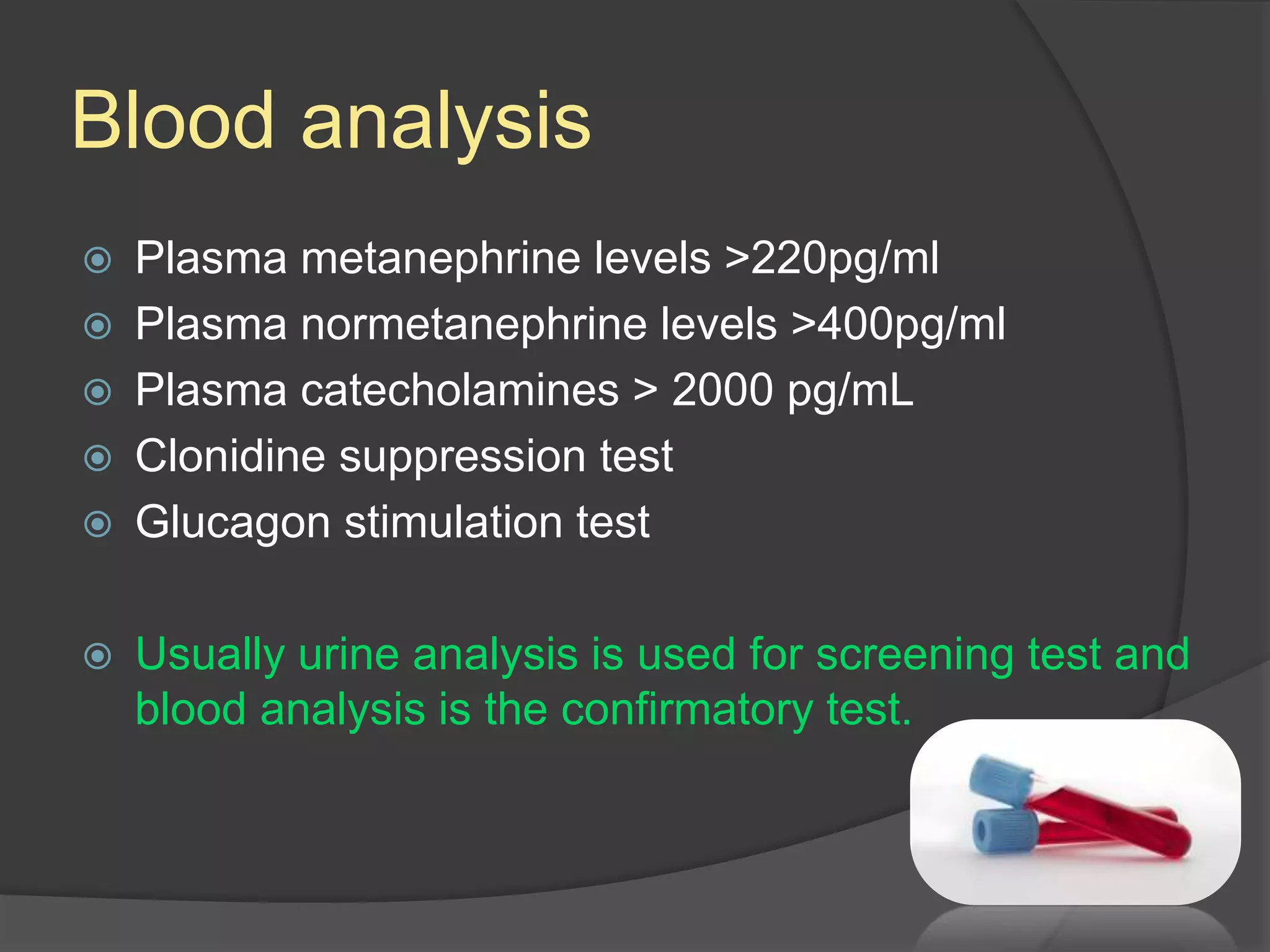 Anaesthetic management of pheochromocytoma | PPTX
