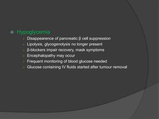 Anaesthetic management of pheochromocytoma | PPTX
