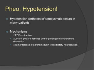 Anaesthetic management of pheochromocytoma | PPTX