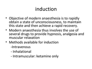 Anaesthetic management of the surgical patient | PPT | Lung and ...