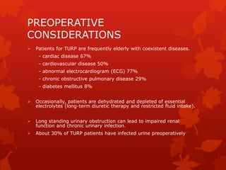 Anaesthetic managent of turp | PPTX
