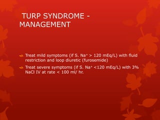 Anaesthetic managent of turp | PPT
