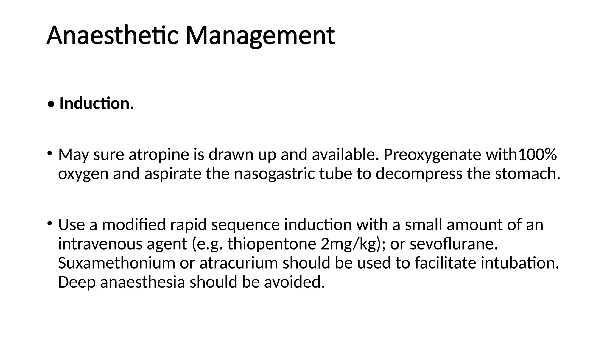Anaesthetic Mx for IHPS & neonates with abdominal.pptx